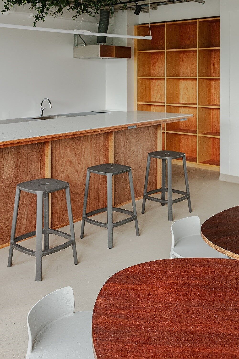 Polygood® recycled design material at Japanese canteen