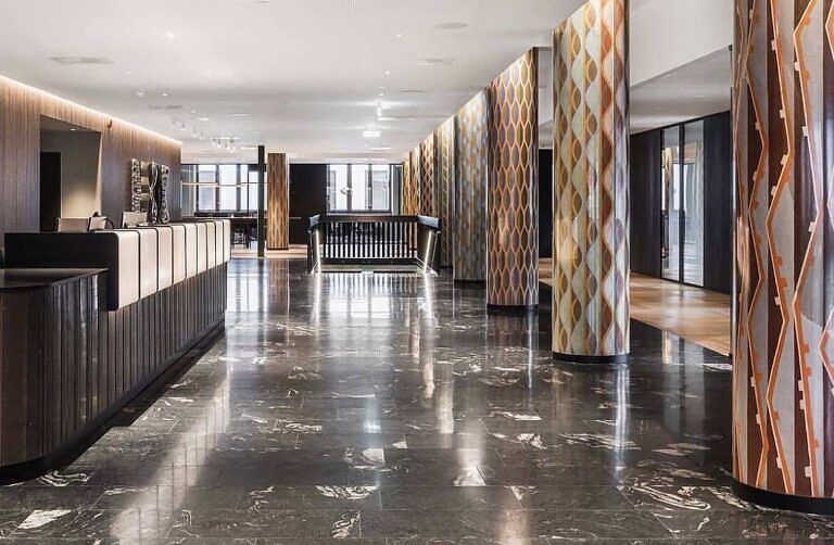 Polygood® panels feature in reception area of Norwegian law firm