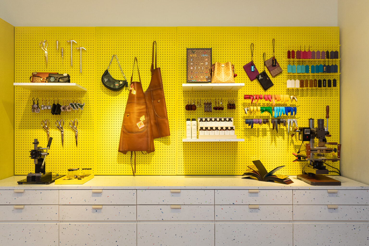 Coach unveils Polygood® panels for inside its new Salt Lake City store