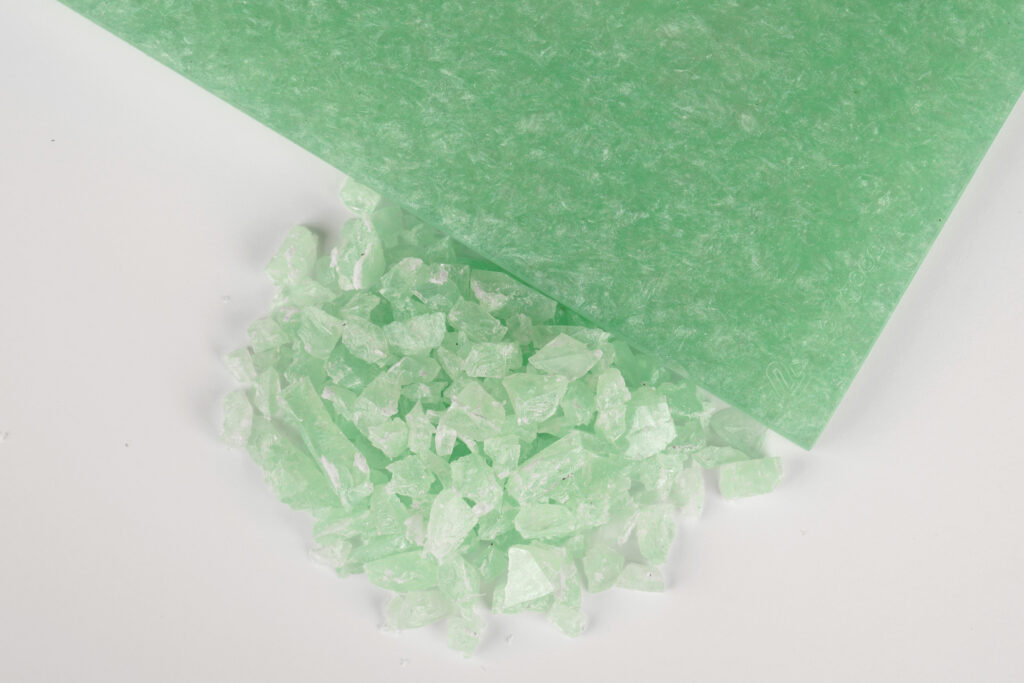 Translucent Glitter Green - Polygood by The Good Plastic Company