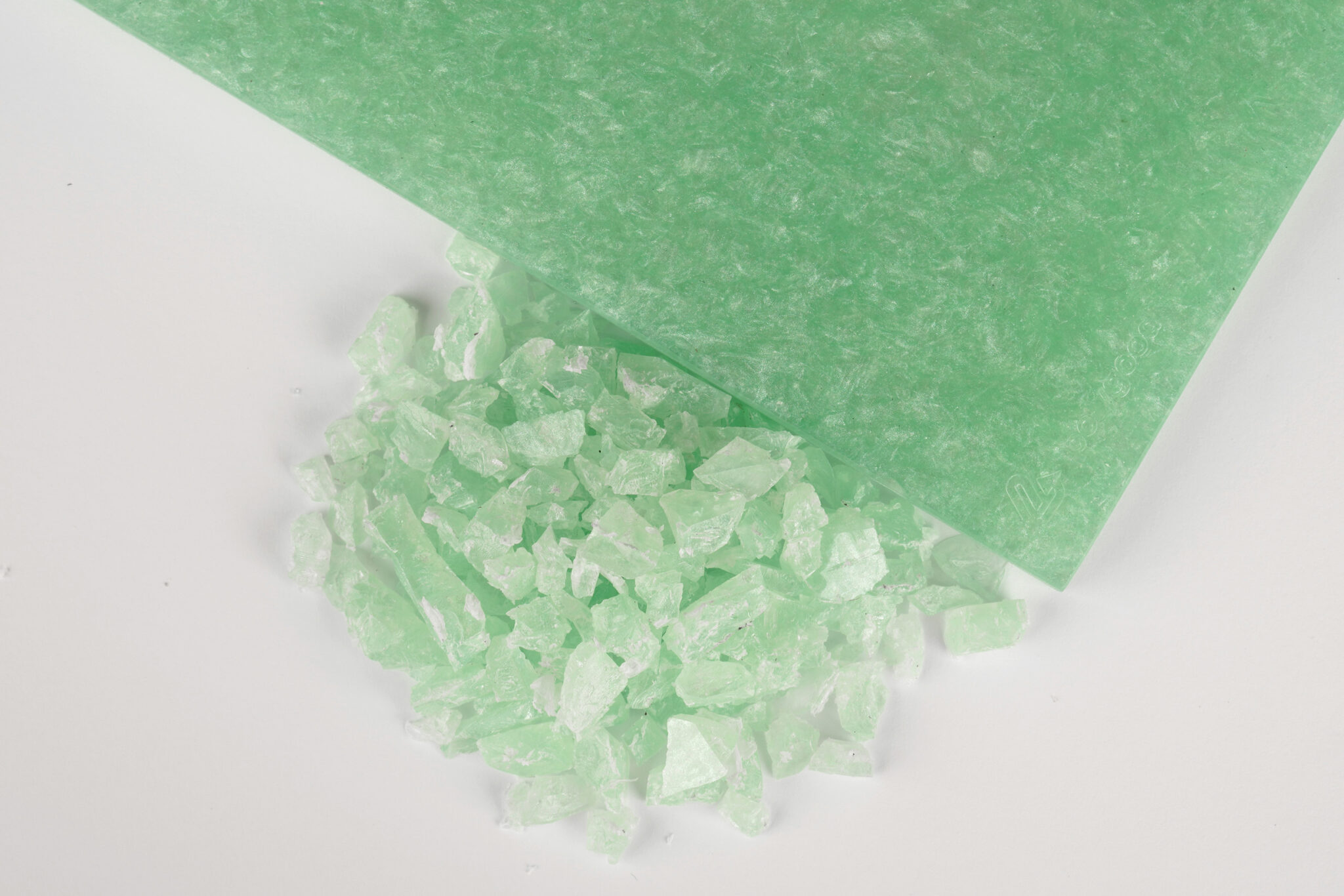 Translucent Glitter Green - Polygood by The Good Plastic Company